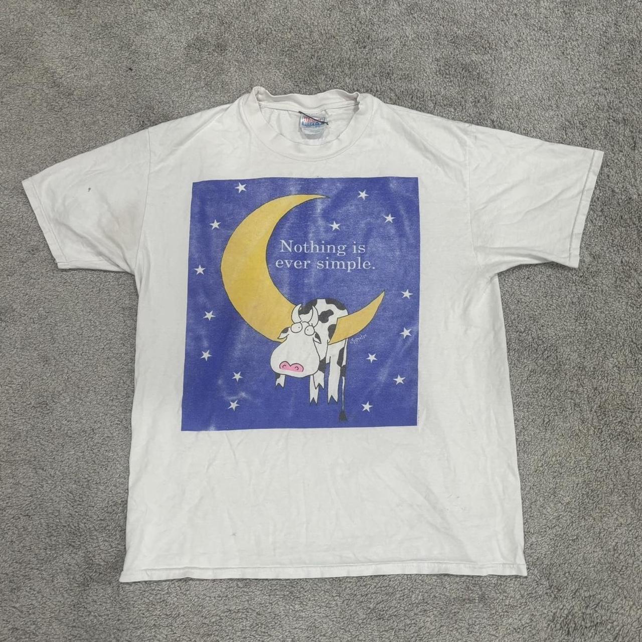 Vintage “Nothing Is Ever Simple” Graphic Tee -size... - Depop