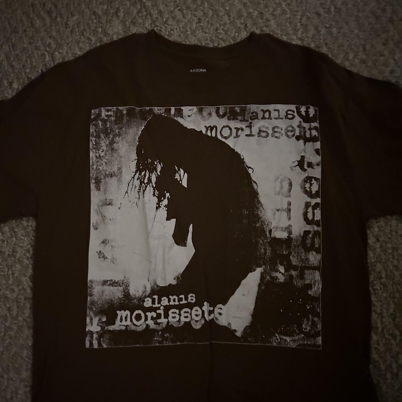 Brown Alanis Morissete band tee #bandtee | Depop