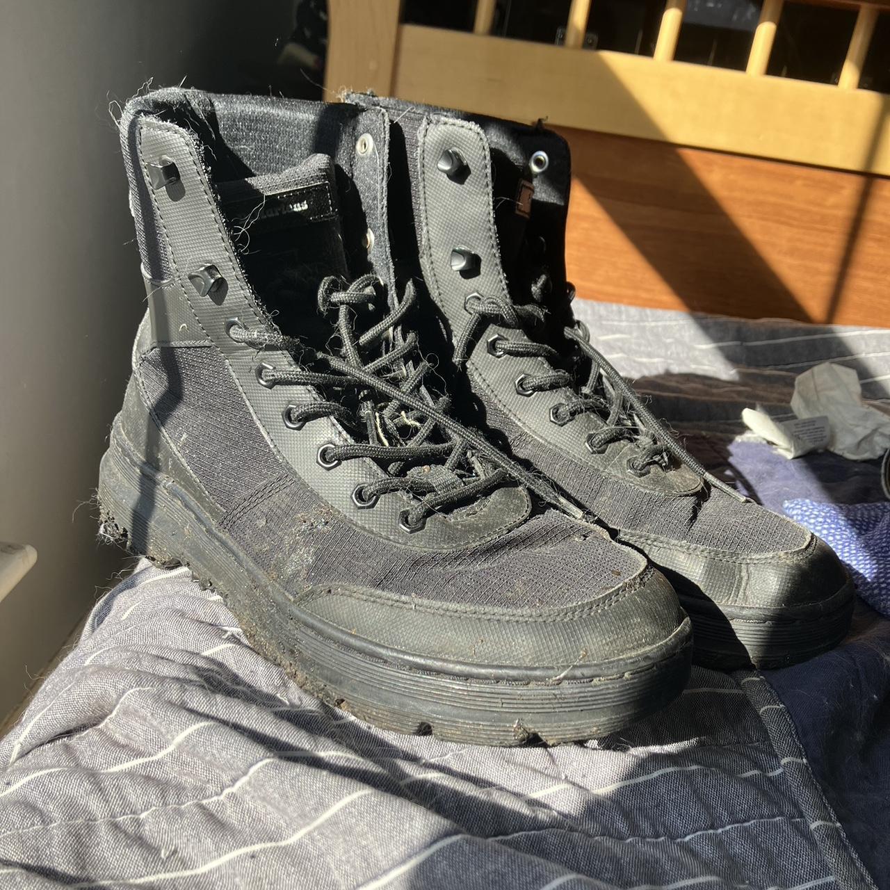 DOC Marten Combat boots combs tech Size 9 but fits... | Depop