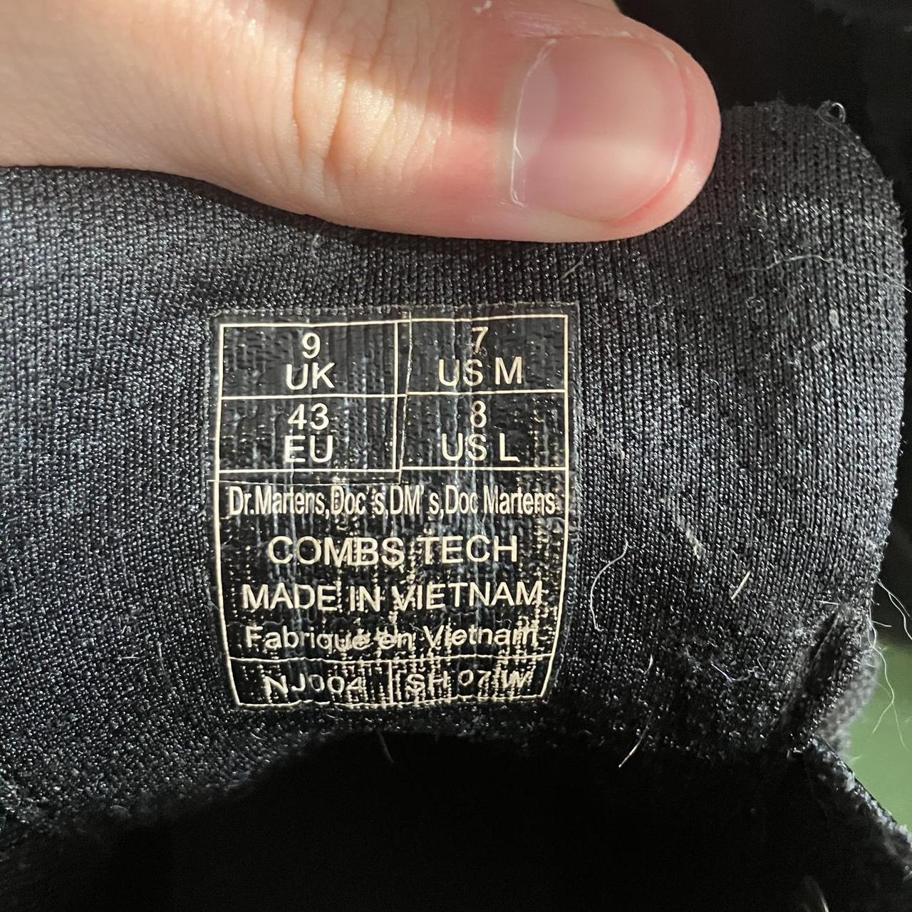 DOC Marten Combat boots combs tech Size 9 but fits... | Depop