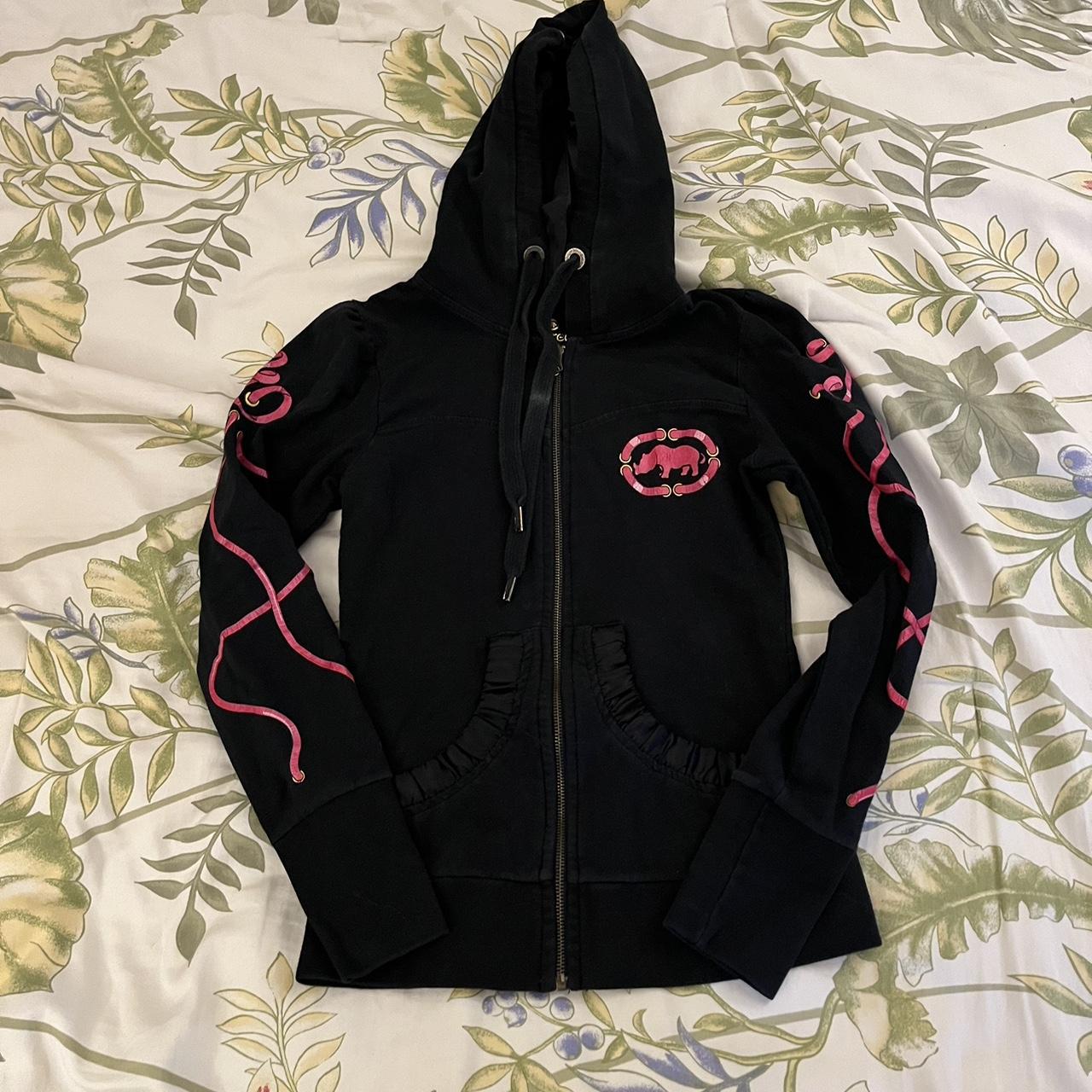 Vintage Y2K Ecko red femme hoodie Preowned comes in... - Depop