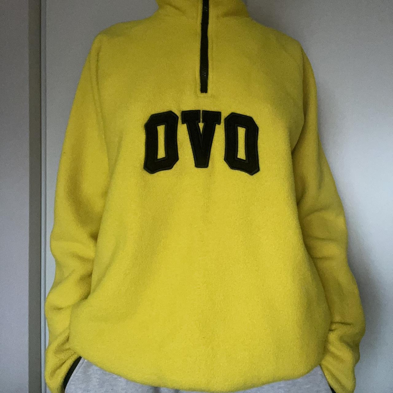 Yellow OVO polar fleece 1/4 zip #fleecelove - Depop