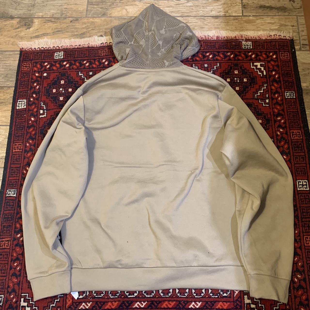 tan and cream turban hood hoodie high quality lace... | Depop