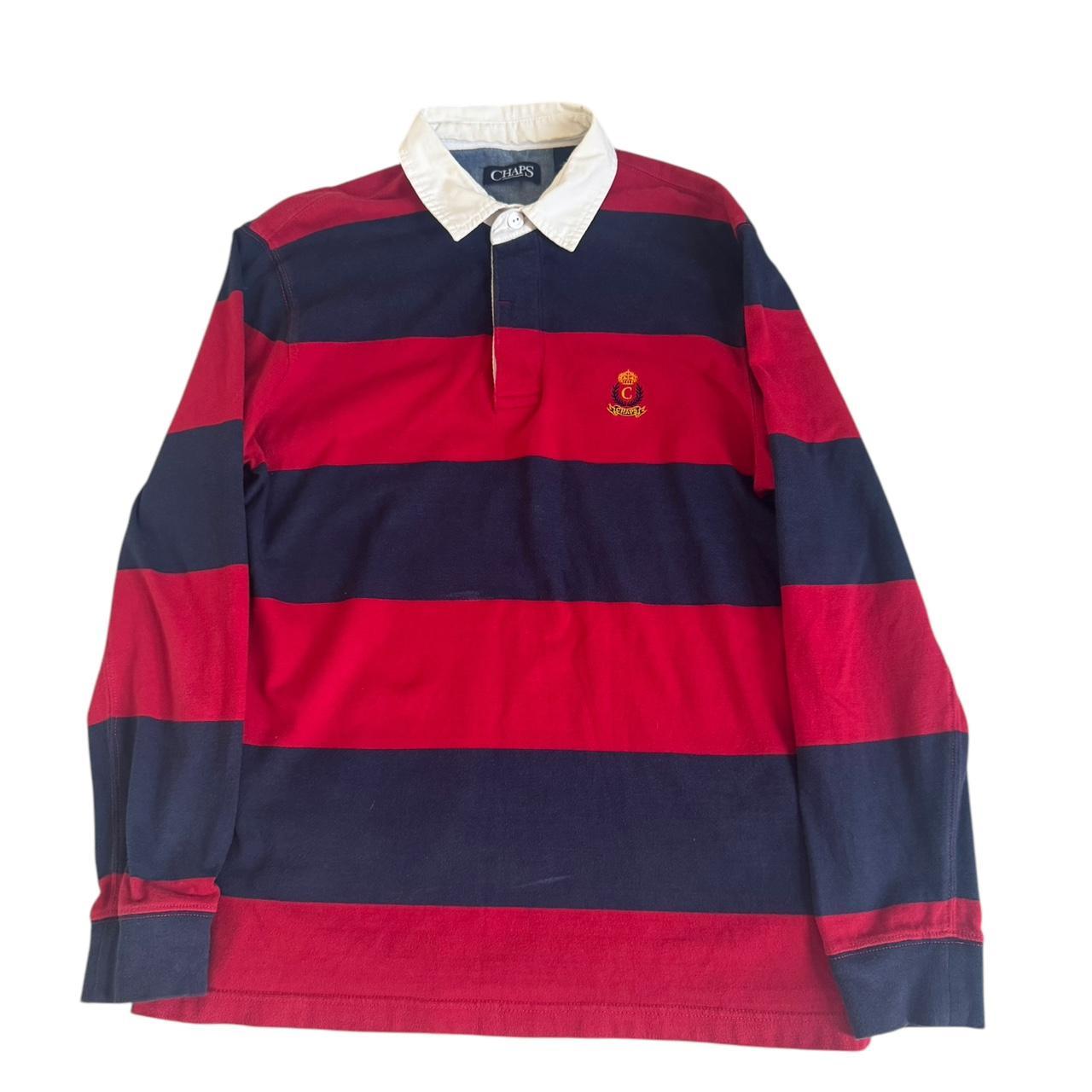 Ralph Lauren Chaps Rugby Striped Polo! 👔 Condition:... | Depop