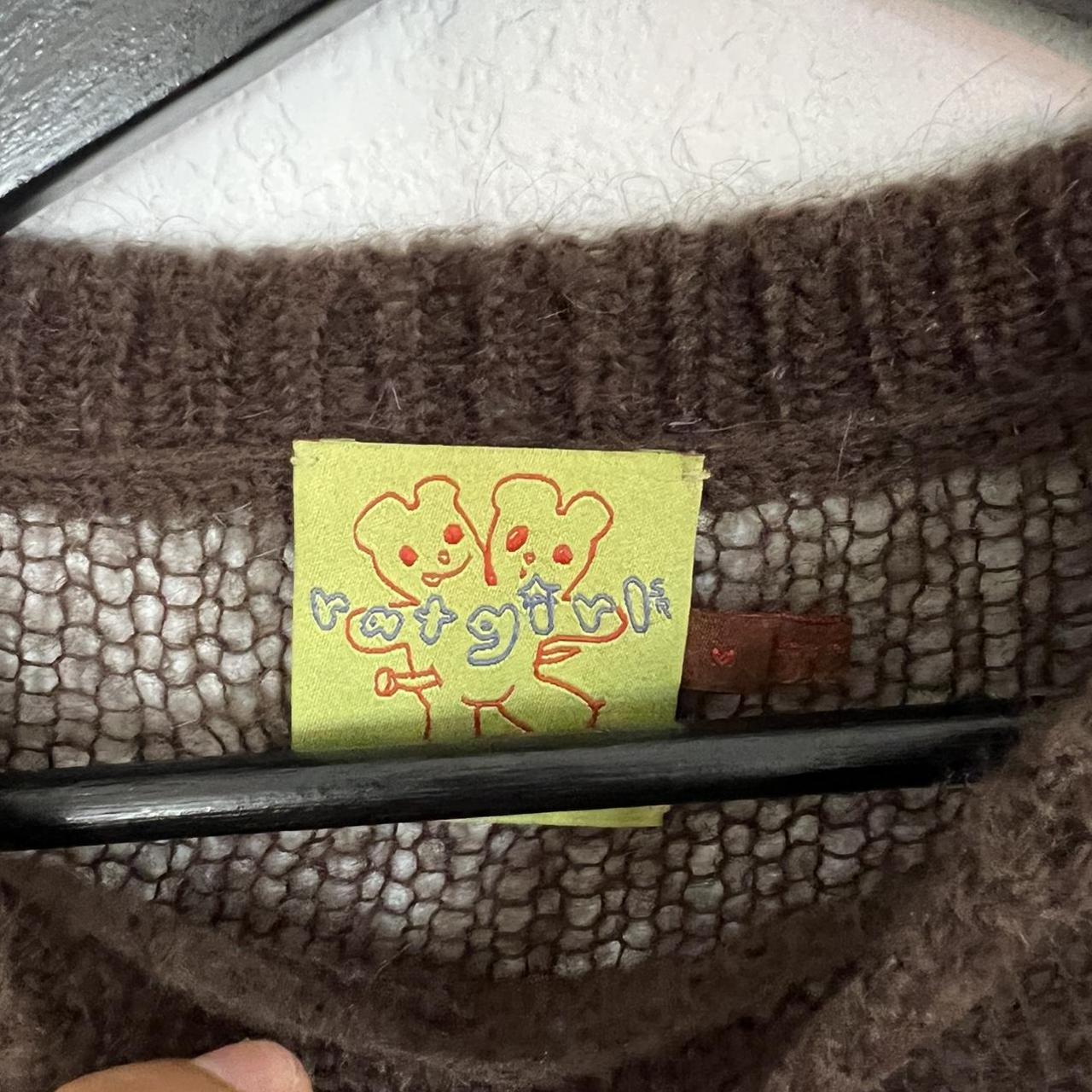 Heaven Marc Jacobs Stray Rats Ratgirl knit sweater... - Depop