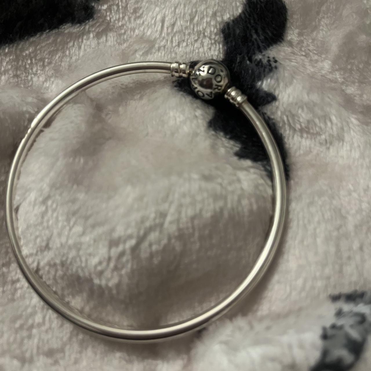 Official Pandora silver bangle bracelet *small*... | Depop