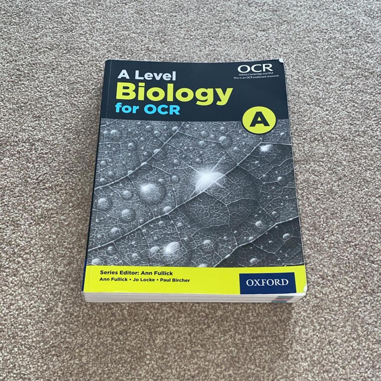 OCR A Level Biology Textbook • OPEN TO OFFERS... - Depop