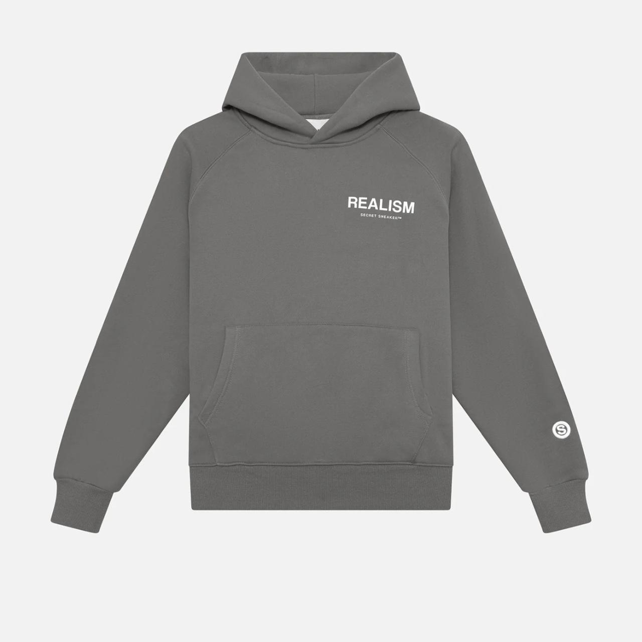 realism hoodie dark grey size xs only worn a couple... | Depop