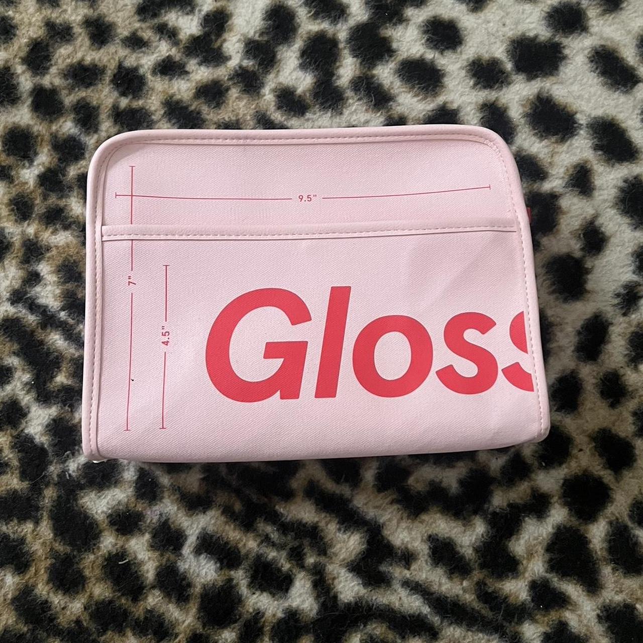 glossier beauty bag in great condition! - Depop