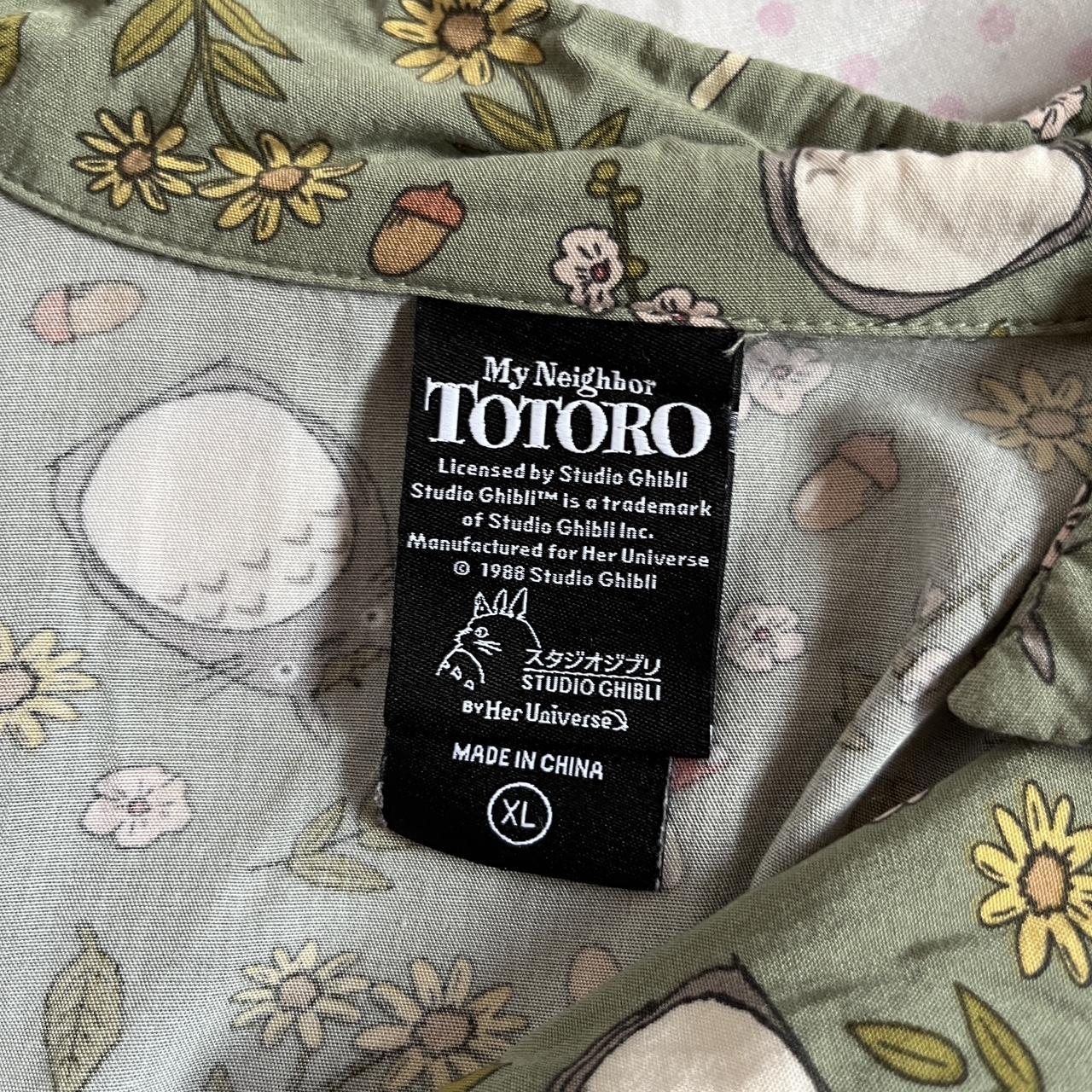 Totoro studio ghibli crop top, could be worn as a... - Depop