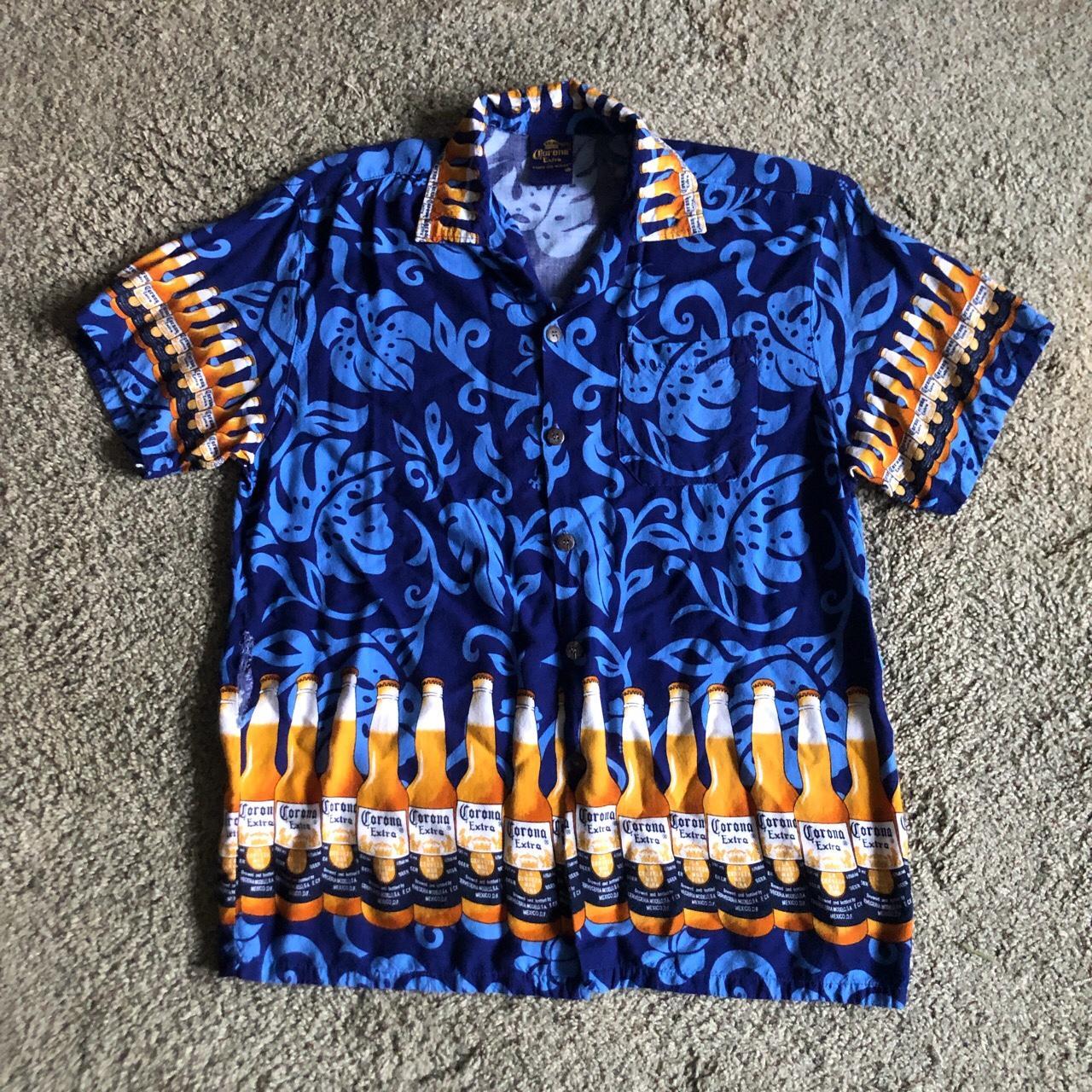 Vintage corona shirt Corona button up, good... - Depop