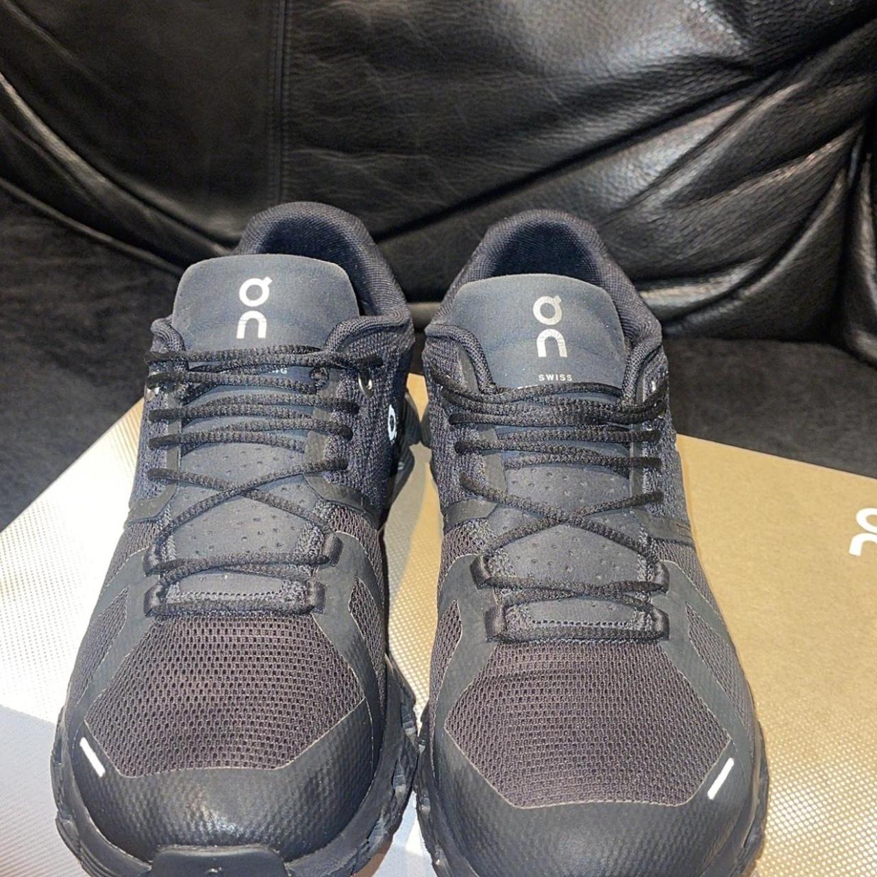 Black On running trainers Really comfortable... - Depop