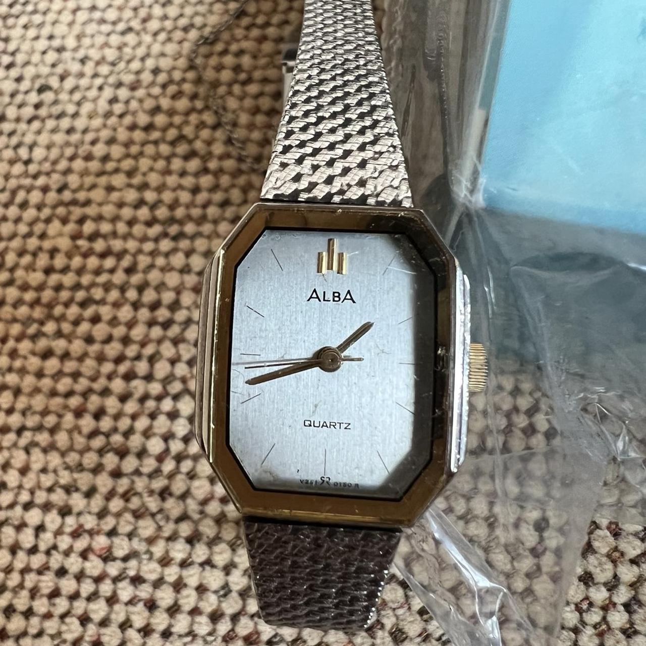 Alba Women's Watch Base Metal Bezel Stainless Steel... - Depop