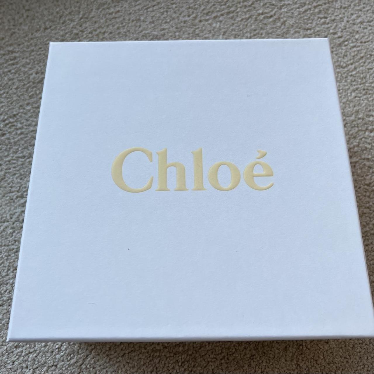 CHLOE Gift Box Empty White 8.5” X 8.5” X 4” With... - Depop