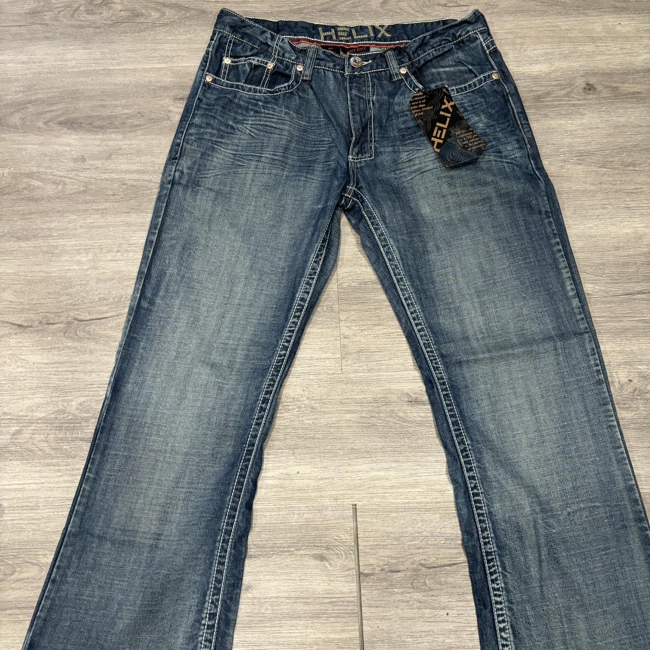 Helix Jeans boot cut 36x30 perfect condition... - Depop