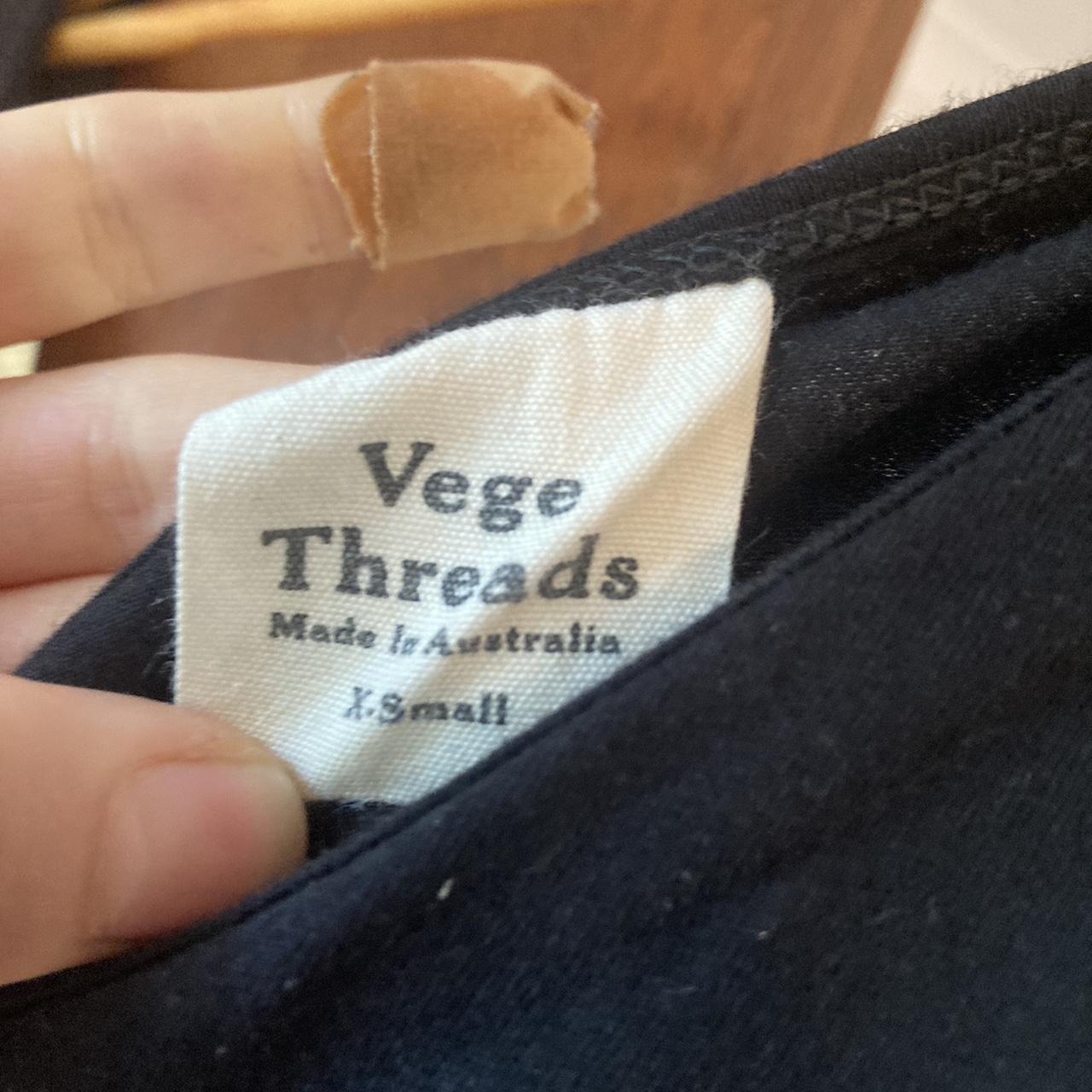 Vege Threads black cotton jumpsuit with pockets,... - Depop