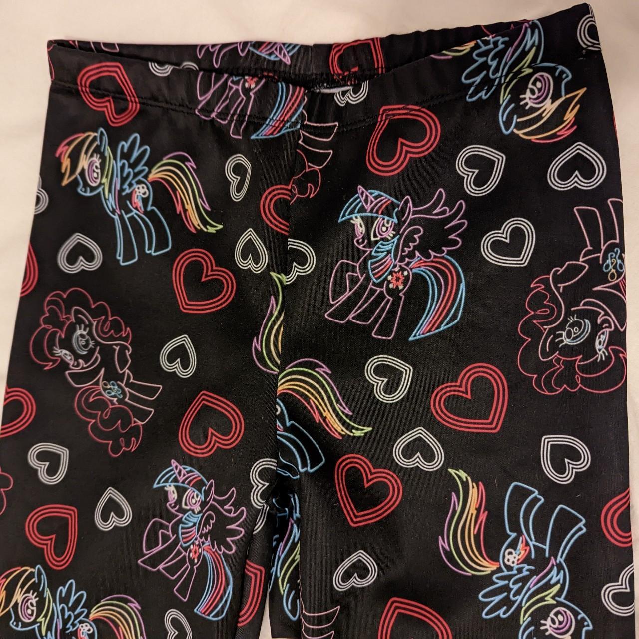 My little pony stretch pants. Girls sz medium 7/8... - Depop