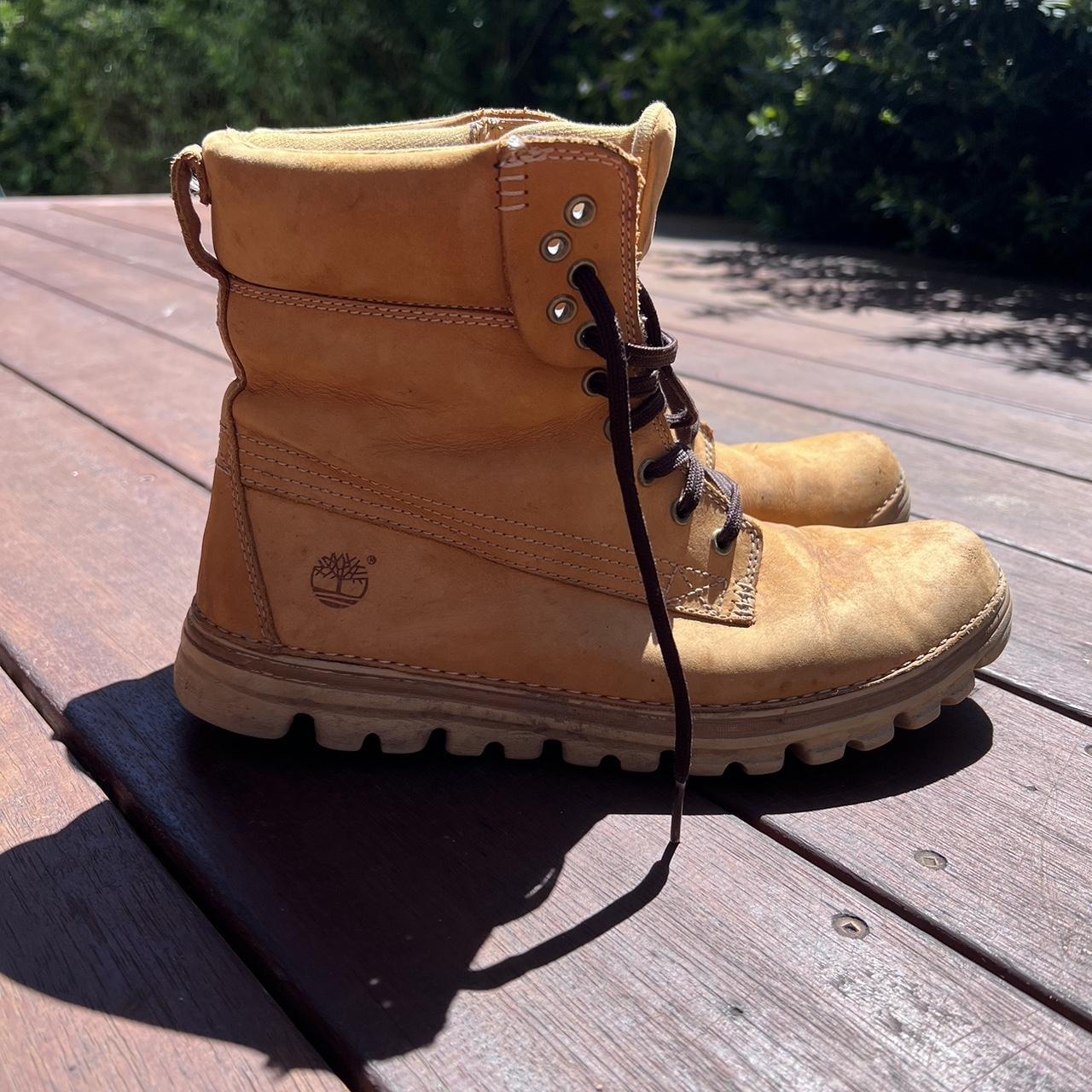 Timberland Tanned Lightweight hiking boots great... - Depop