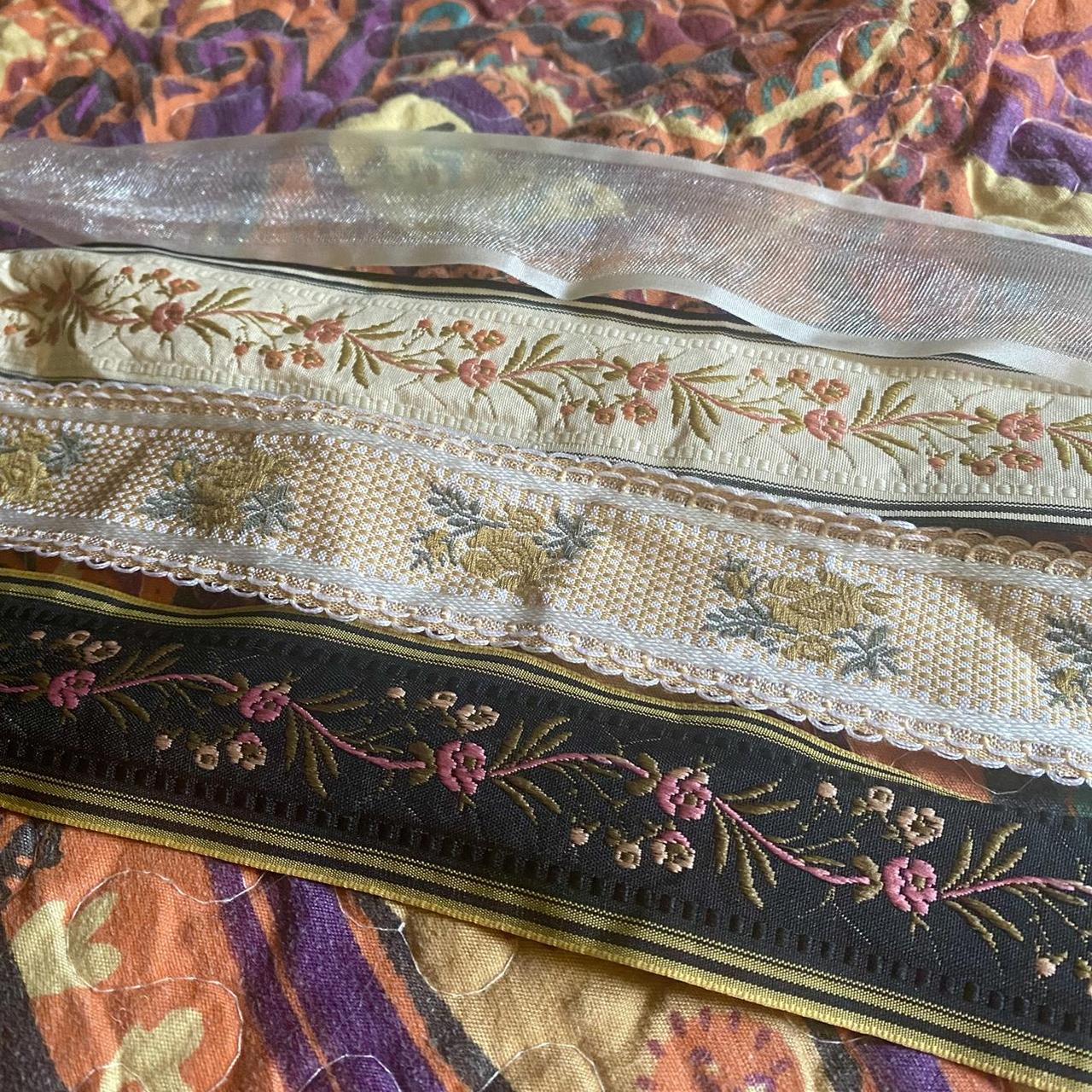 Cottage core ribbon hair bands All four come... - Depop