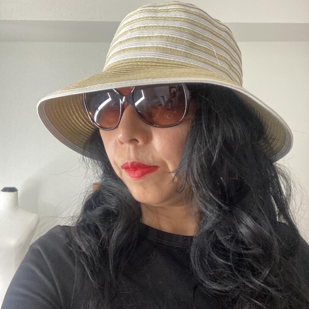 JENDI straw hat with tag 57 cm Adjustable with... - Depop