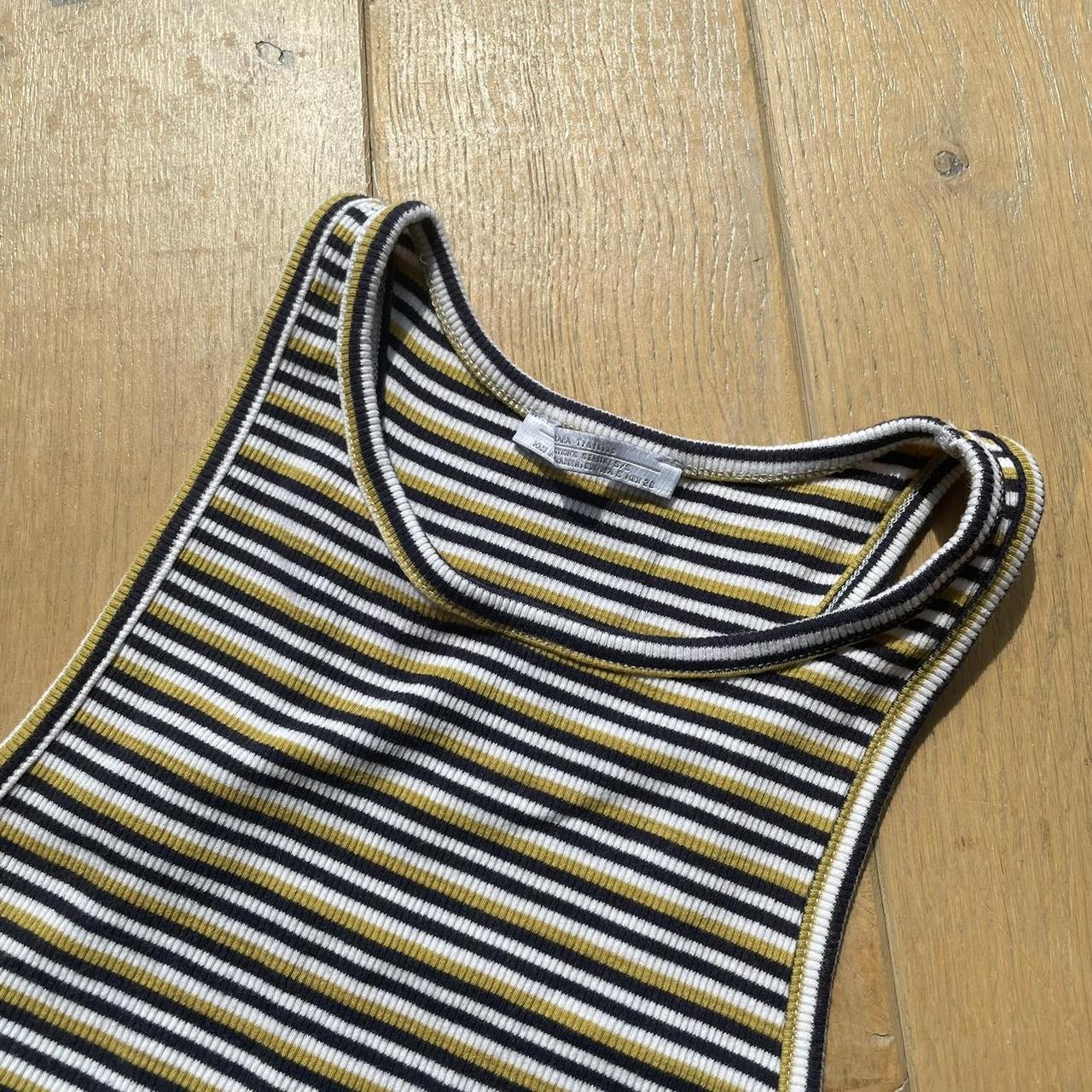 🍋 zara mini tank top stretchy mini fit never worn... - Depop