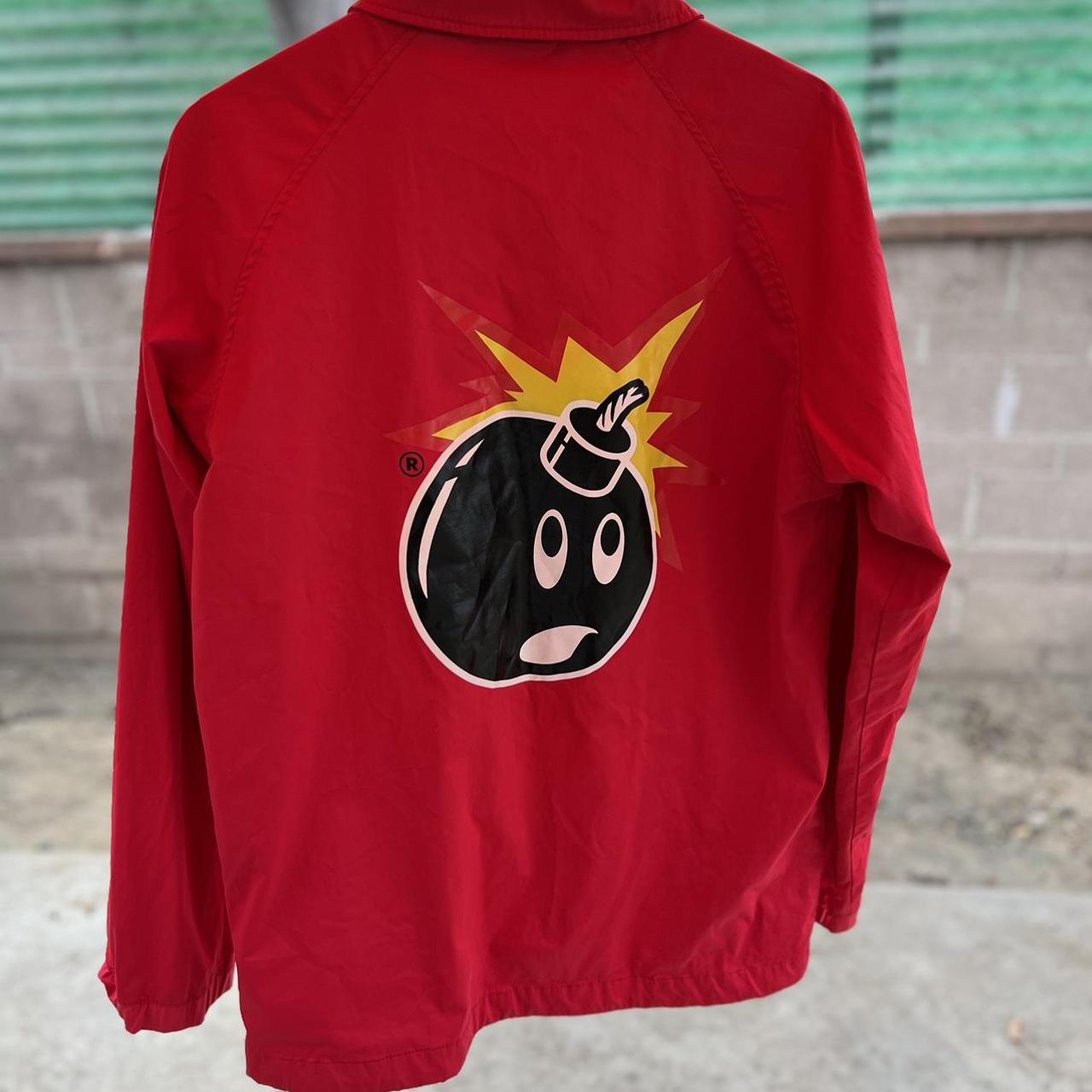 💣 The Hundreds Atom Bomb Red Jacket FREE SHIPPING... - Depop