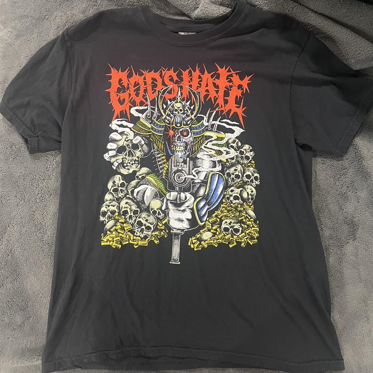 God's Hate - Number One T-shirt Printed on Comfort... - Depop