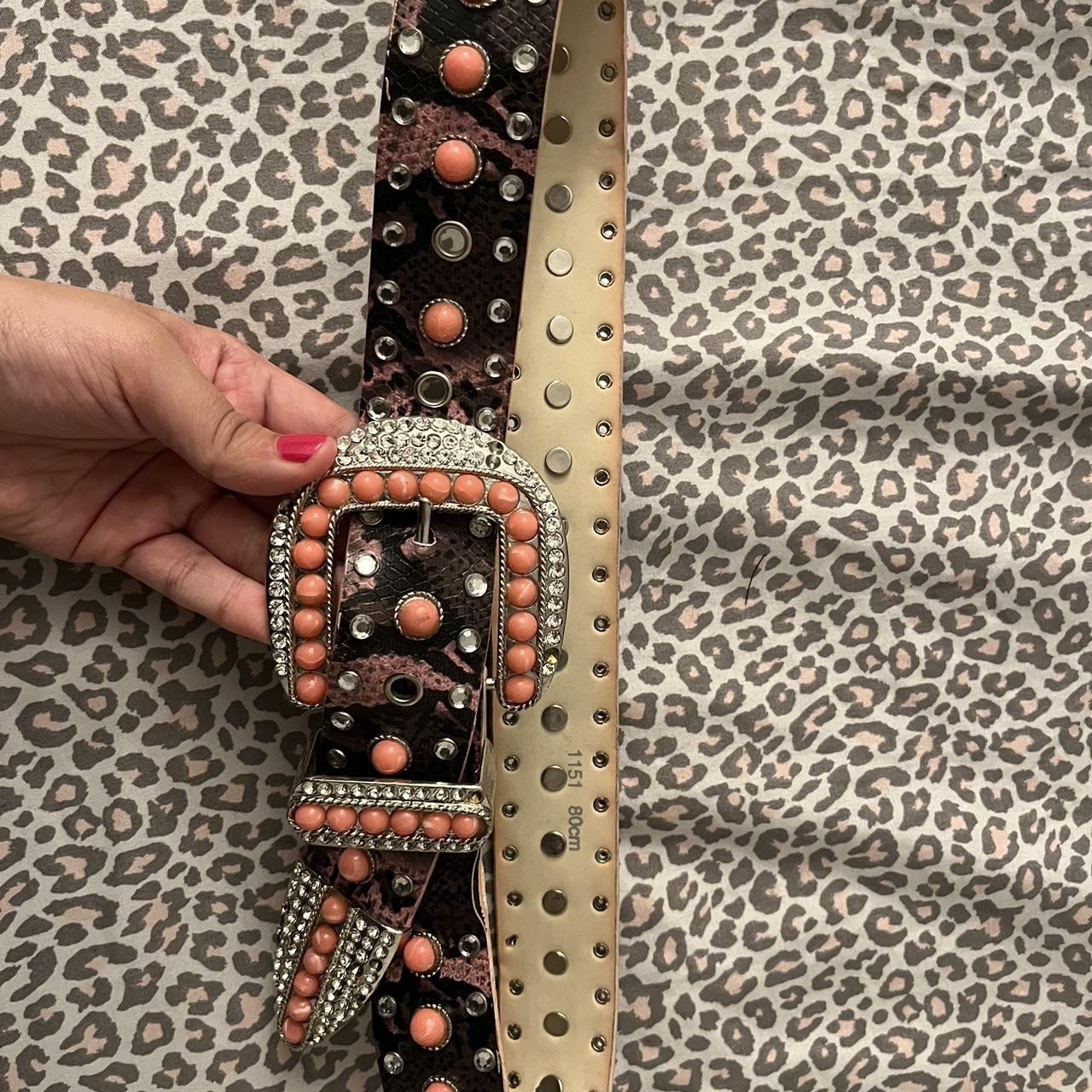 Cowgirl belt with rhinestones! Really cute belt and... - Depop