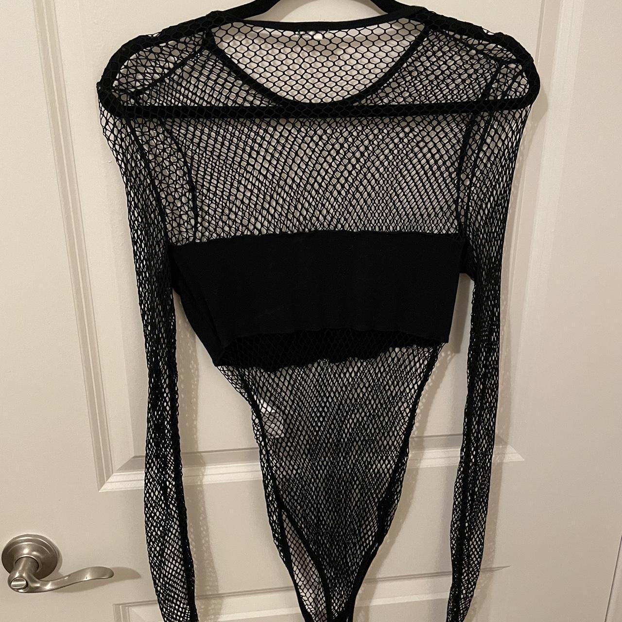 Sexy black fishnet bodysuit -A bit transparent for... | Depop