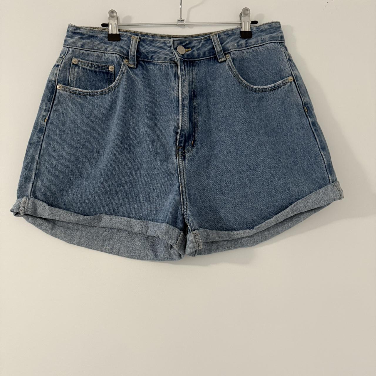 Glassons Denim Shorts with rolled cuff. Worn once &... | Depop