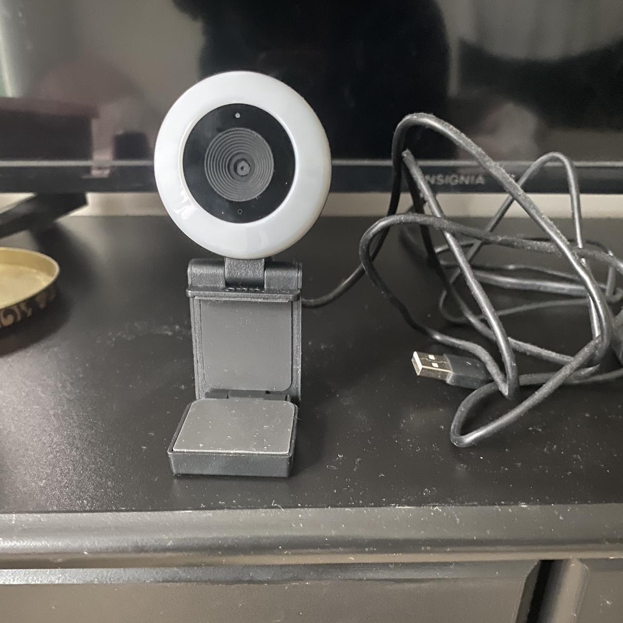 Onn. web camera with a ring light. Up to 1440p video... - Depop