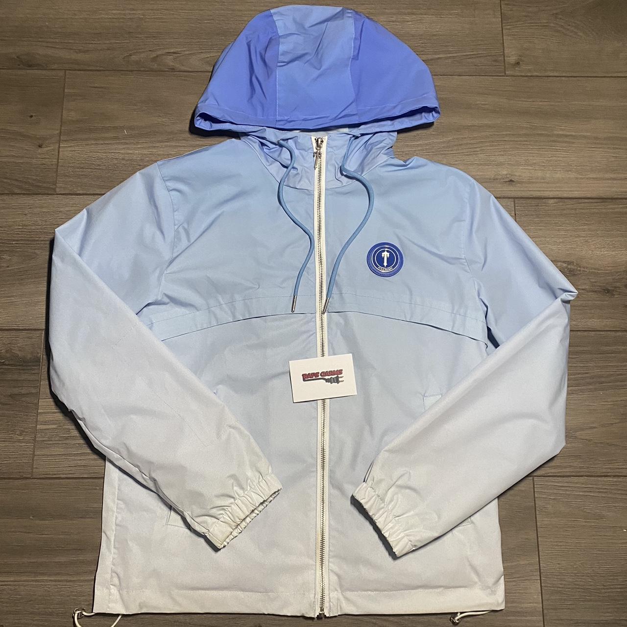 Trapstar Irongate T Windbreaker Gradient Blue... - Depop