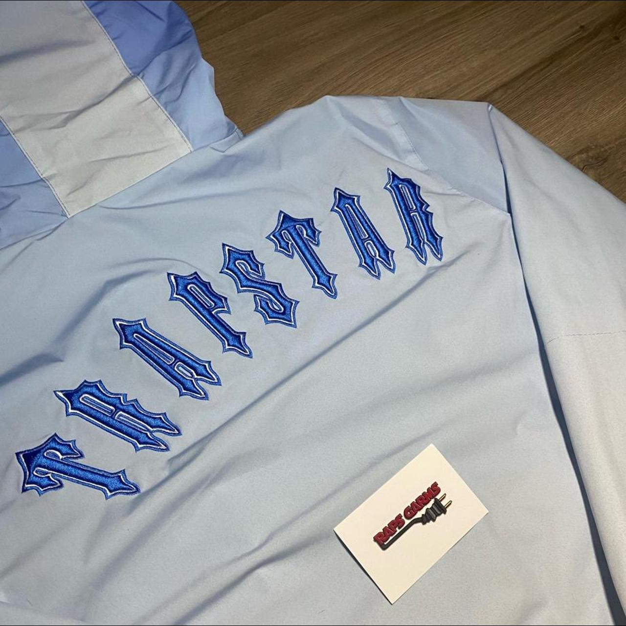 Trapstar Irongate T Windbreaker Gradient Blue... - Depop