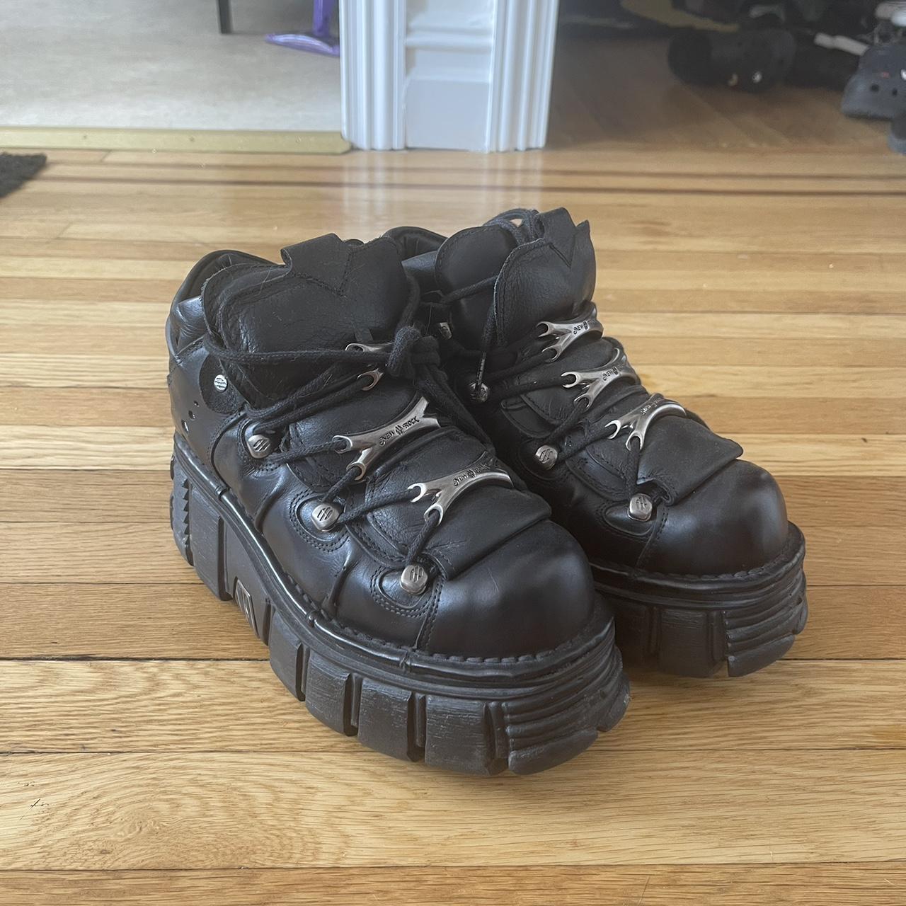 New Rock Women's Black Footwear | Depop