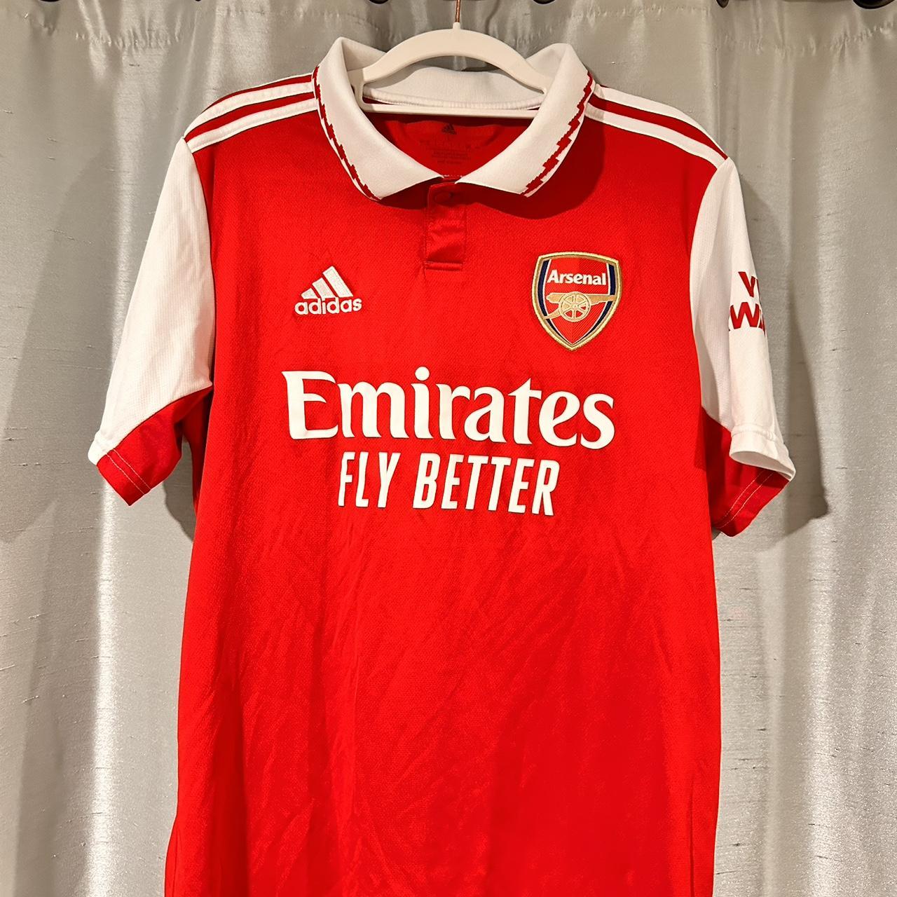 ARSENAL 22/23 HOME SHIRT SIZE L FITS LIKE M WORN ONCE - Depop