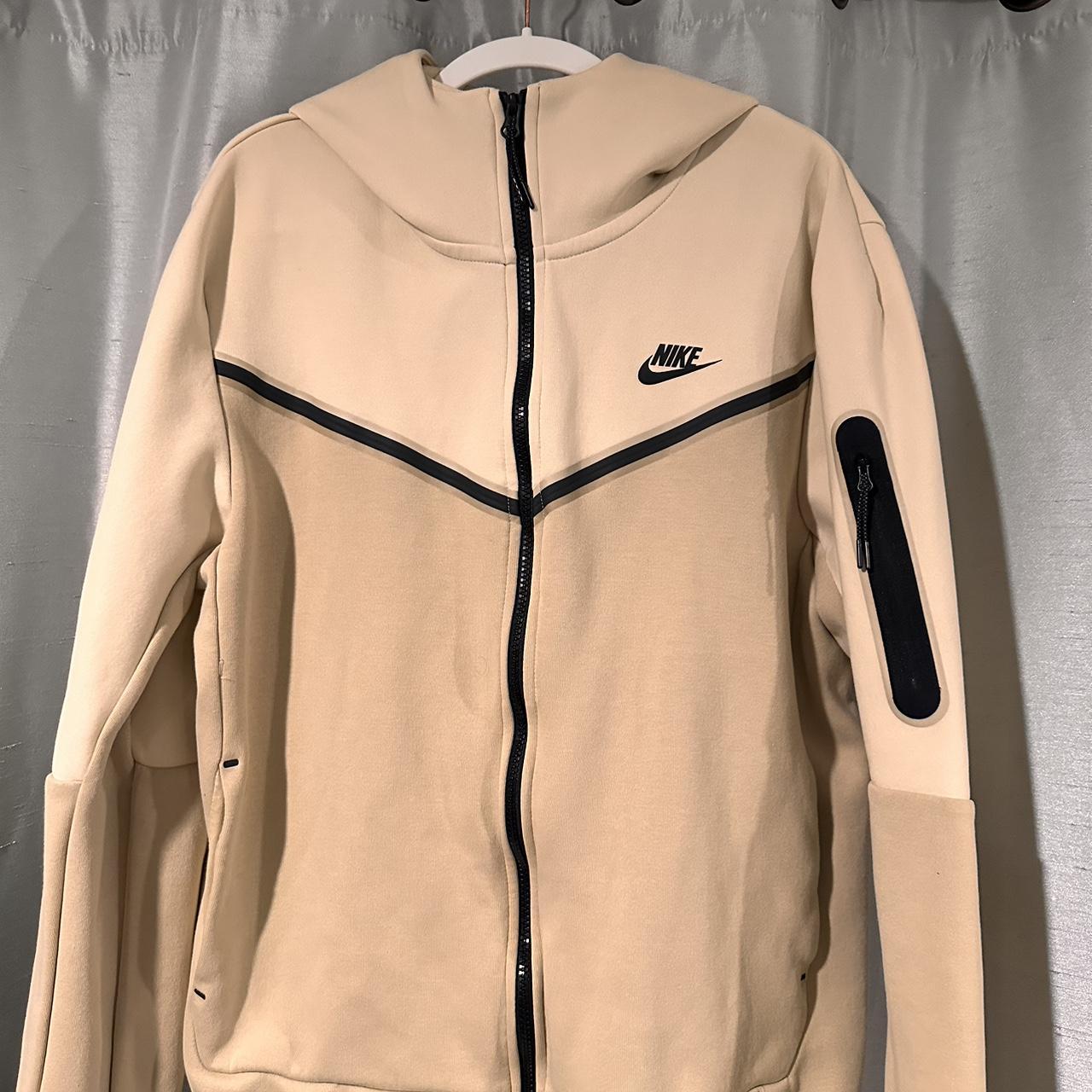NIKE TECH FLEECE TRACK JACKET SIZE L FITS LIKE... - Depop
