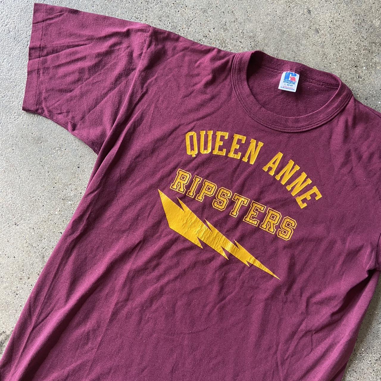 Vintage 80’s Single Stitched Queen Anne Ripsters... - Depop