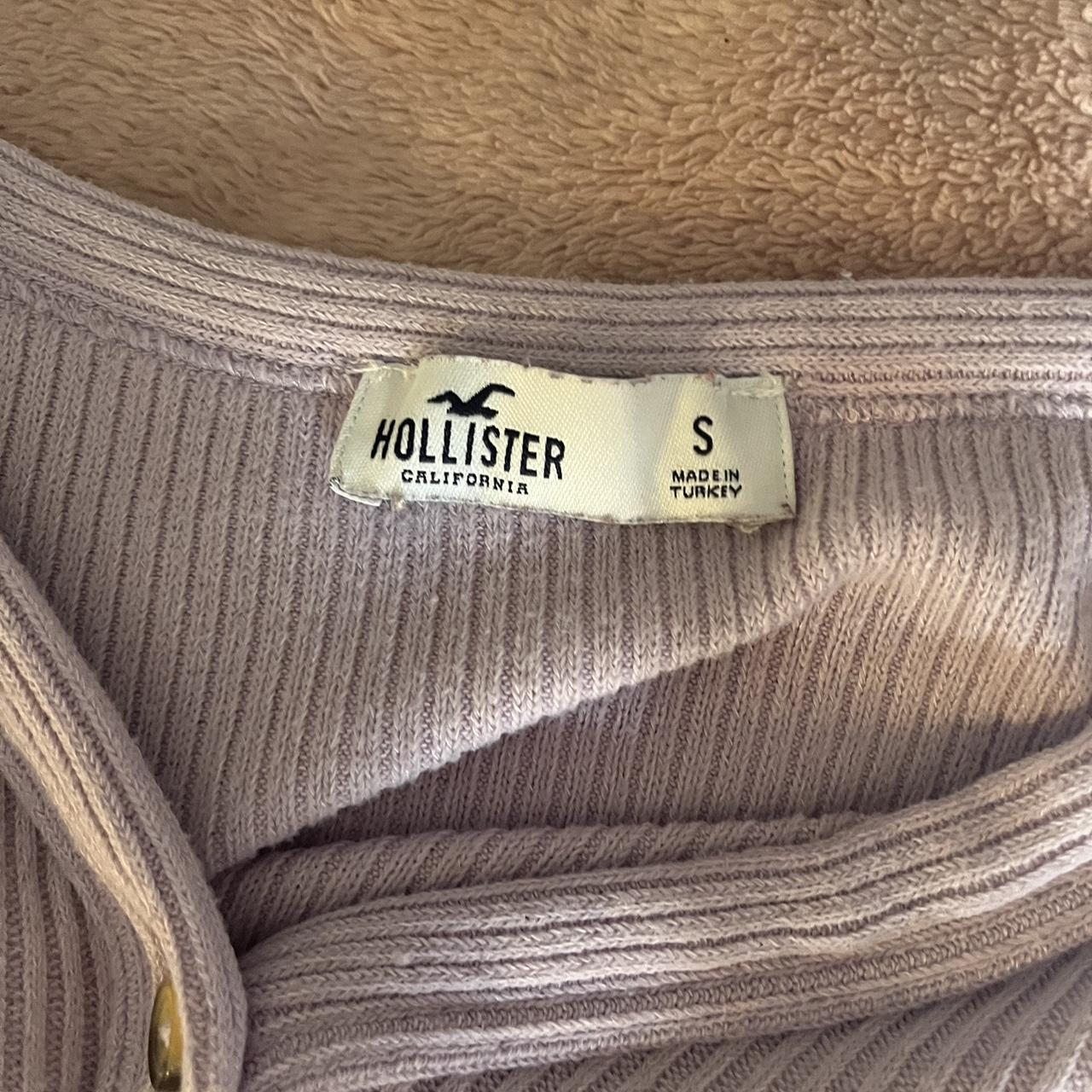 small//hollister light purple sweater - Depop