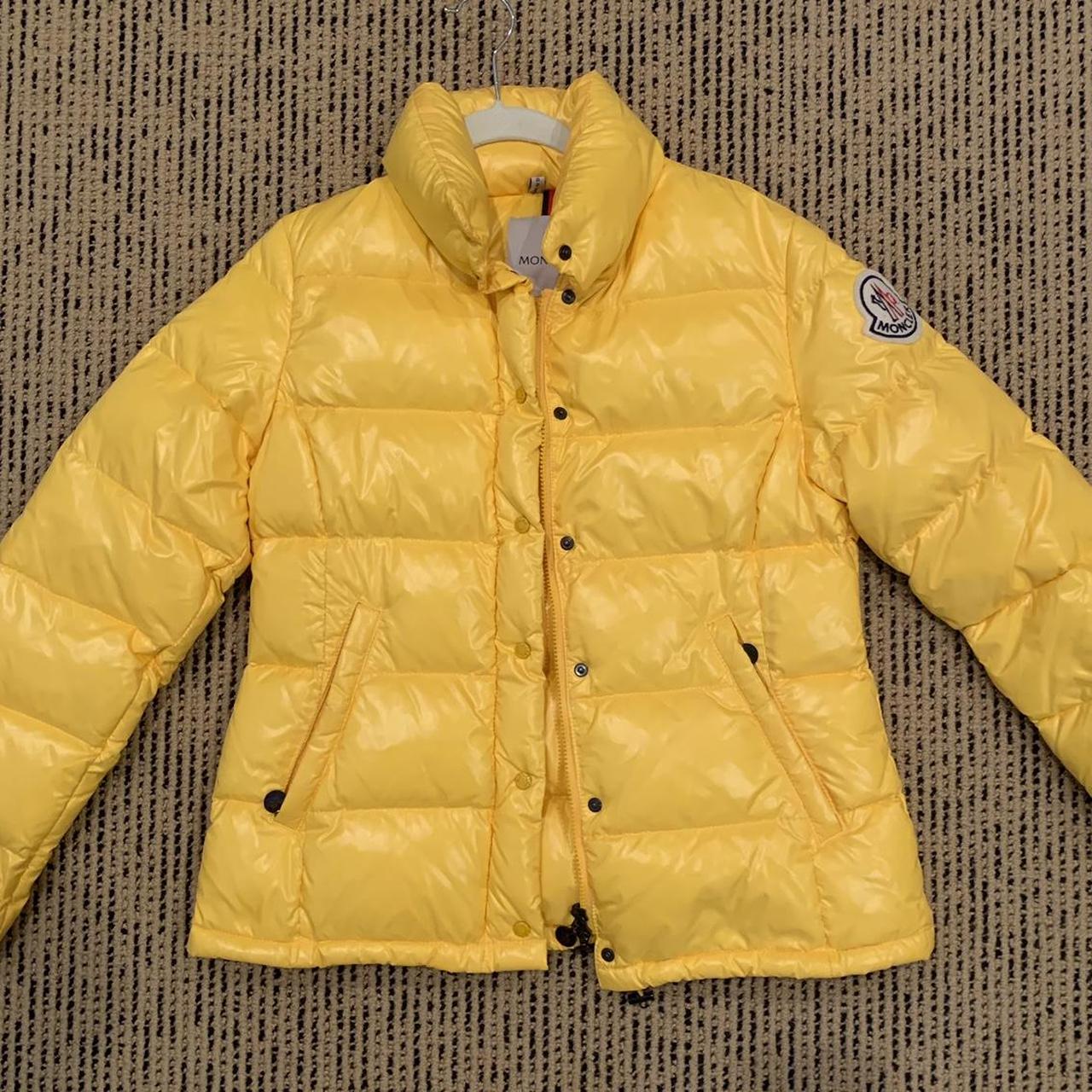 Bright yellow Moncler — vintage-ish No QR code, but... - Depop