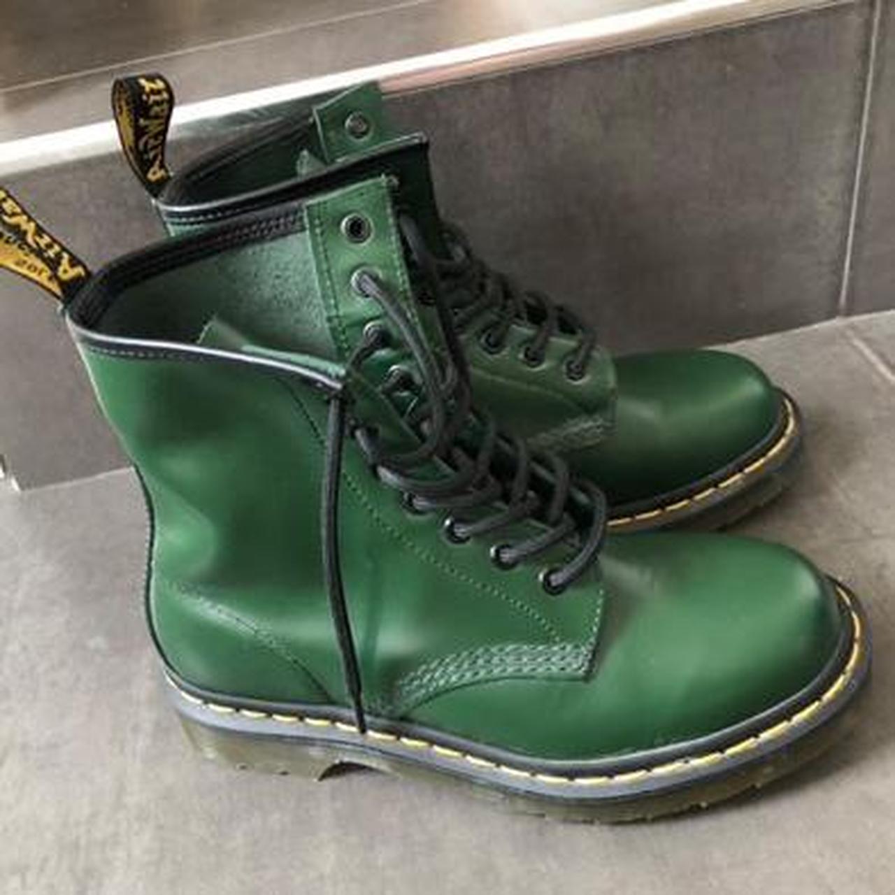 brand new green doc martens boots! 🌱 - was a gift... | Depop