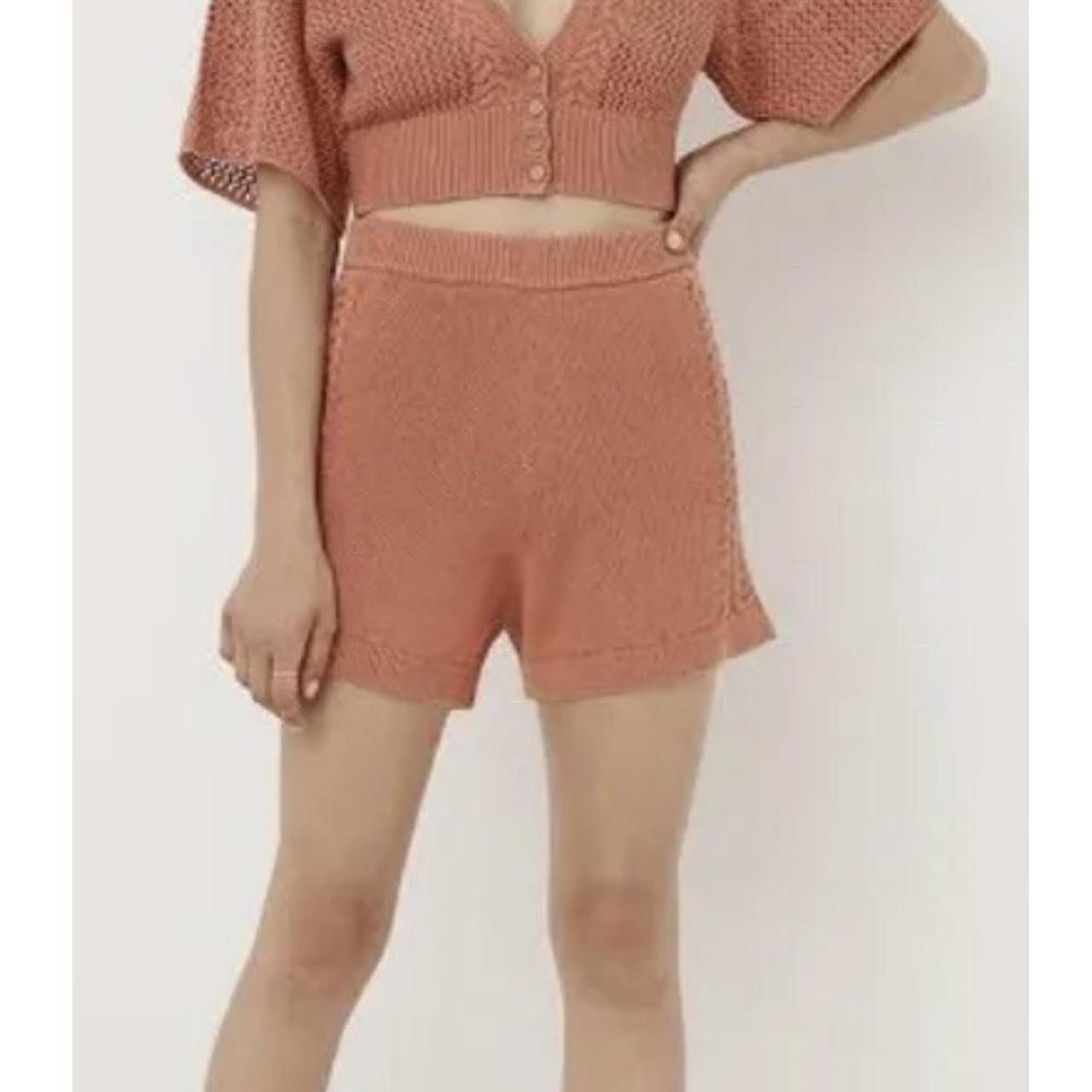 Spell and the Gypsy Chloe Knot Shorts Rose Size L - Depop