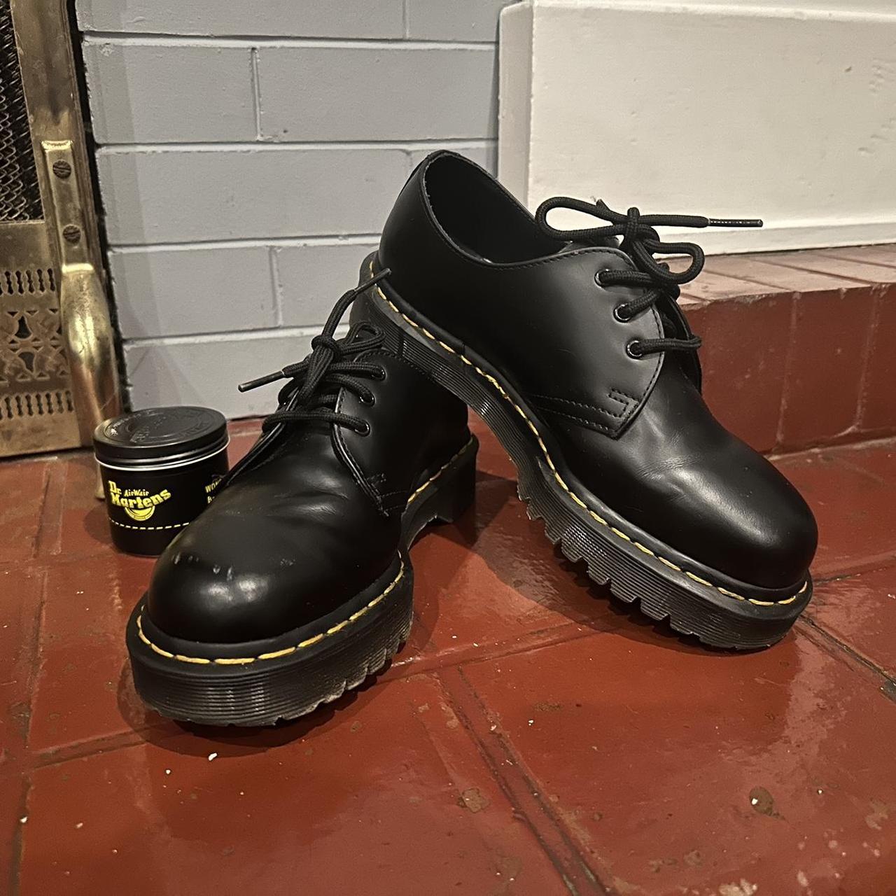 low rise doc martens + wonder balm for creases ⭐️... - Depop