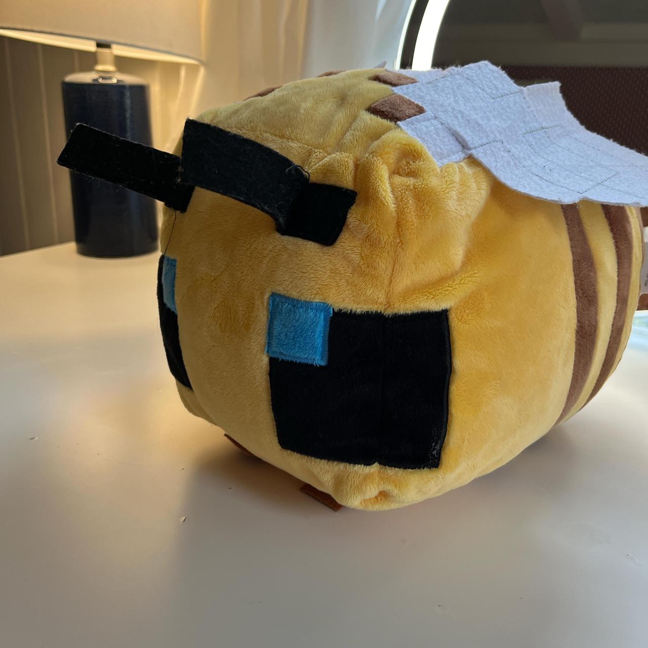 Large minecraft bee plushie/stuffed animal Super... | Depop