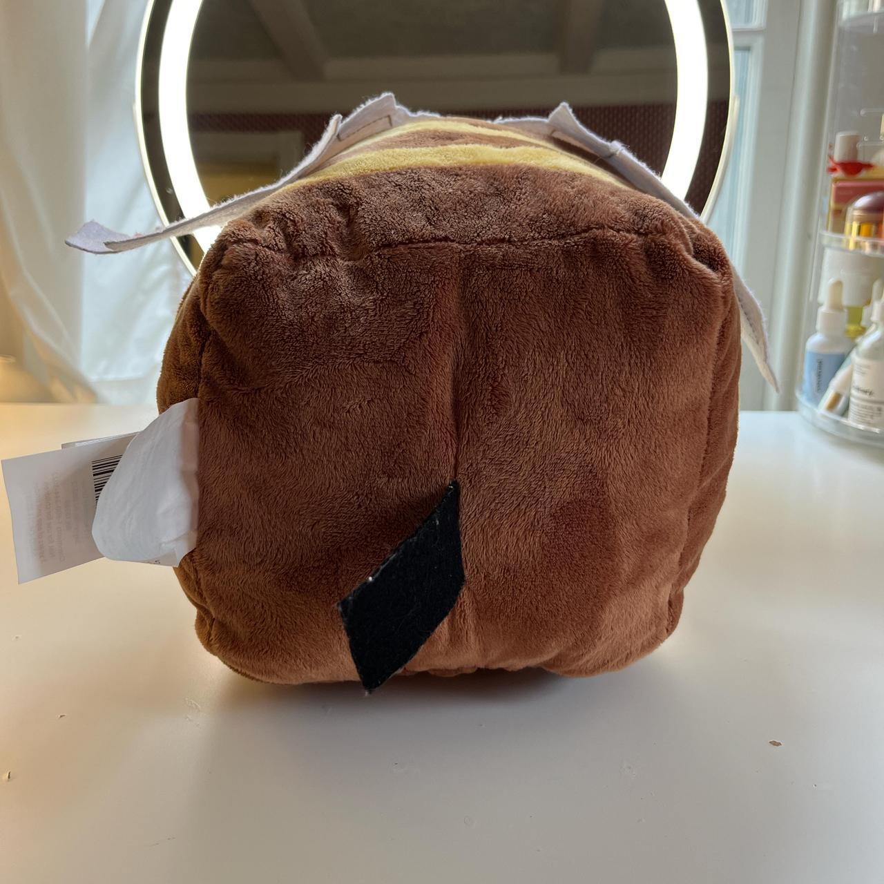Large minecraft bee plushie/stuffed animal Super... | Depop