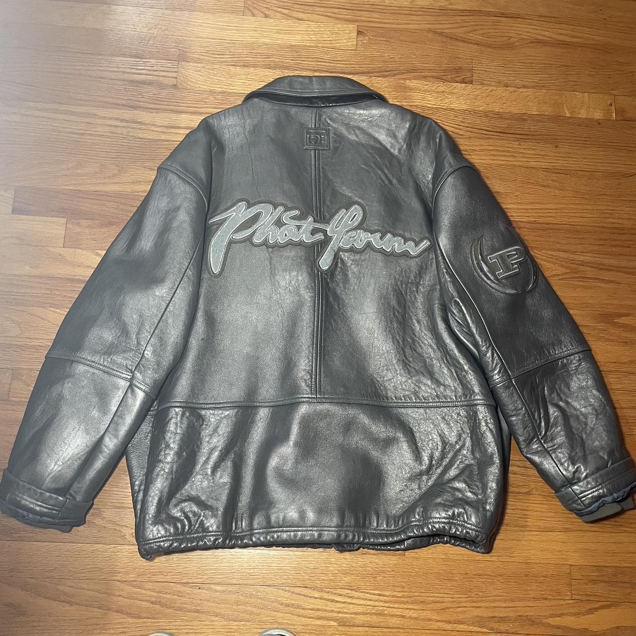 ‼️Phat farm leather‼️ ‼️no paypal‼️ 90s/00s phat farm... - Depop