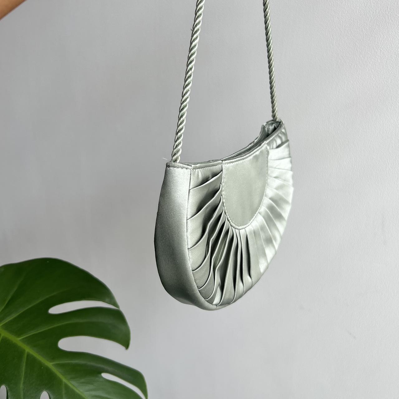 Light green sage green handbag shoulder bag... - Depop