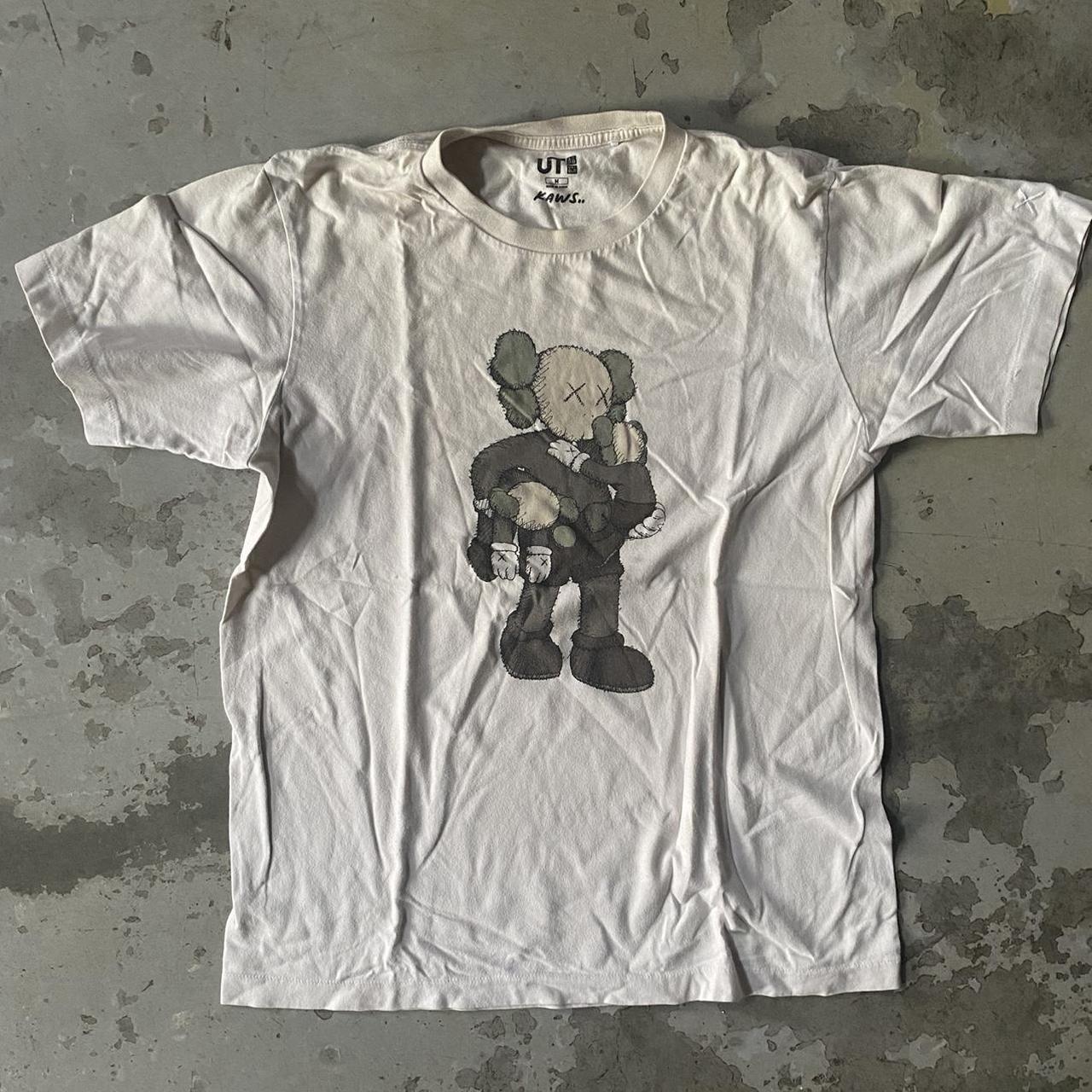 kaws x uniqlo size medium #y2k #vintage #depop... - Depop