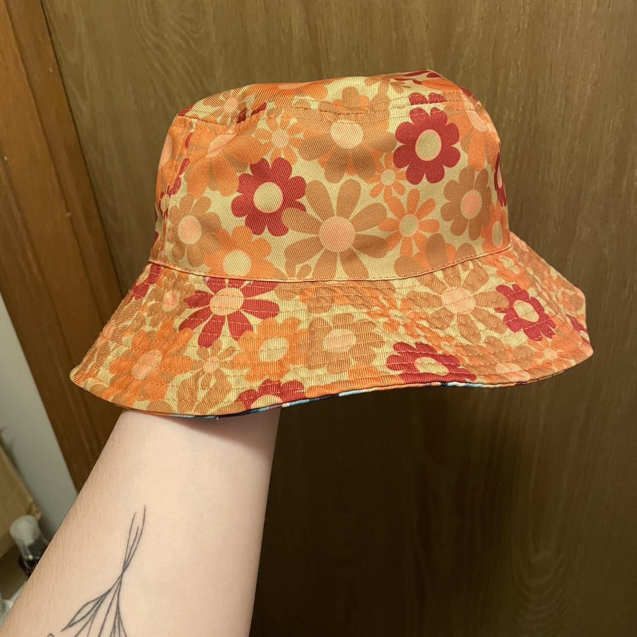 Groovy Reversible Bucket Hat, brand: unknown,... - Depop