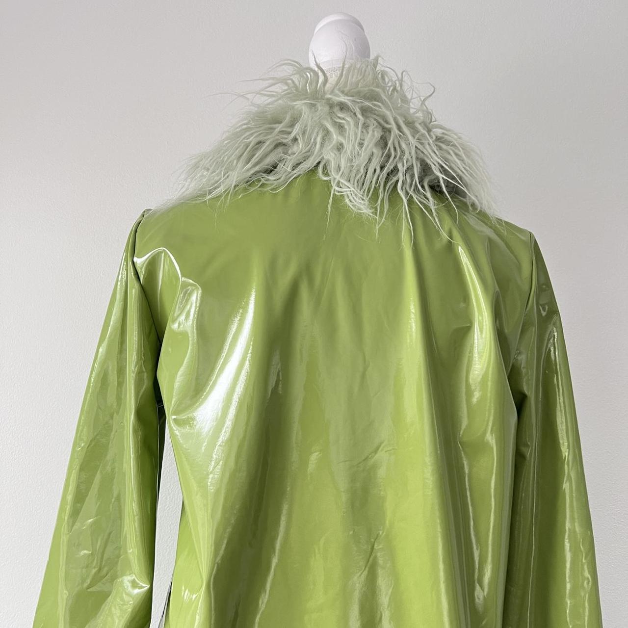 Green jacket Size Au6-10 - Depop