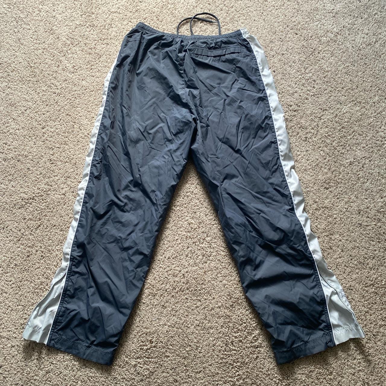 Vintage Nike sweats Zipper Flared bottoms - Depop
